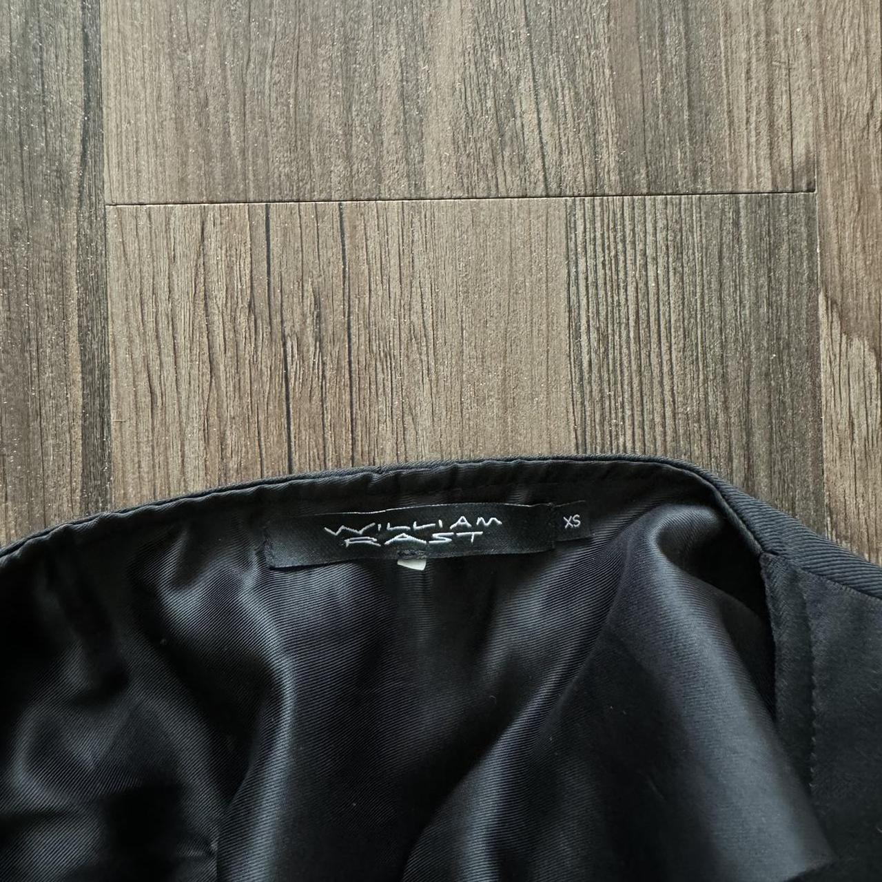 William Rast XS Black Business Goth Corset Blazer - Depop