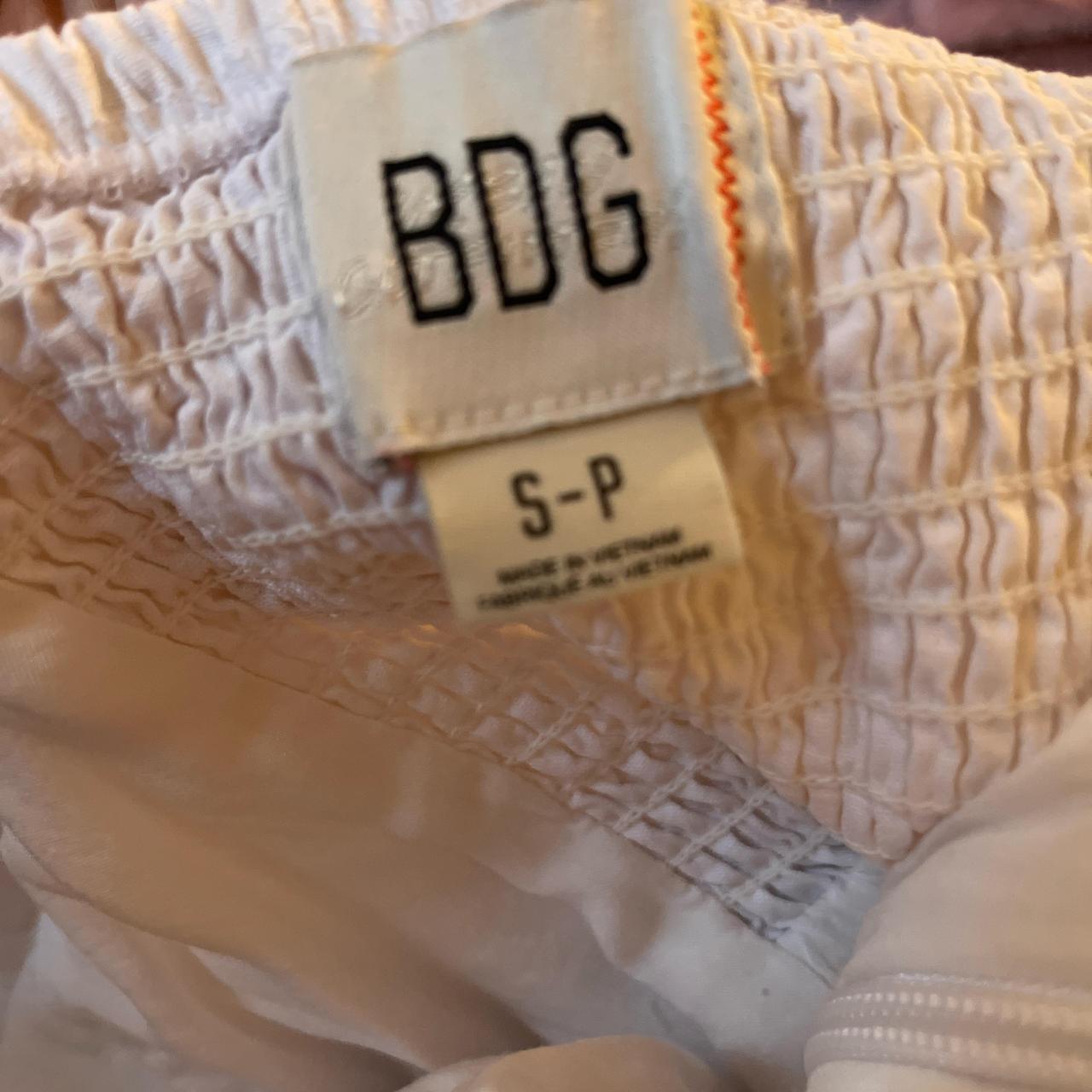 never worn white denim strapless dress- perfect for... - Depop