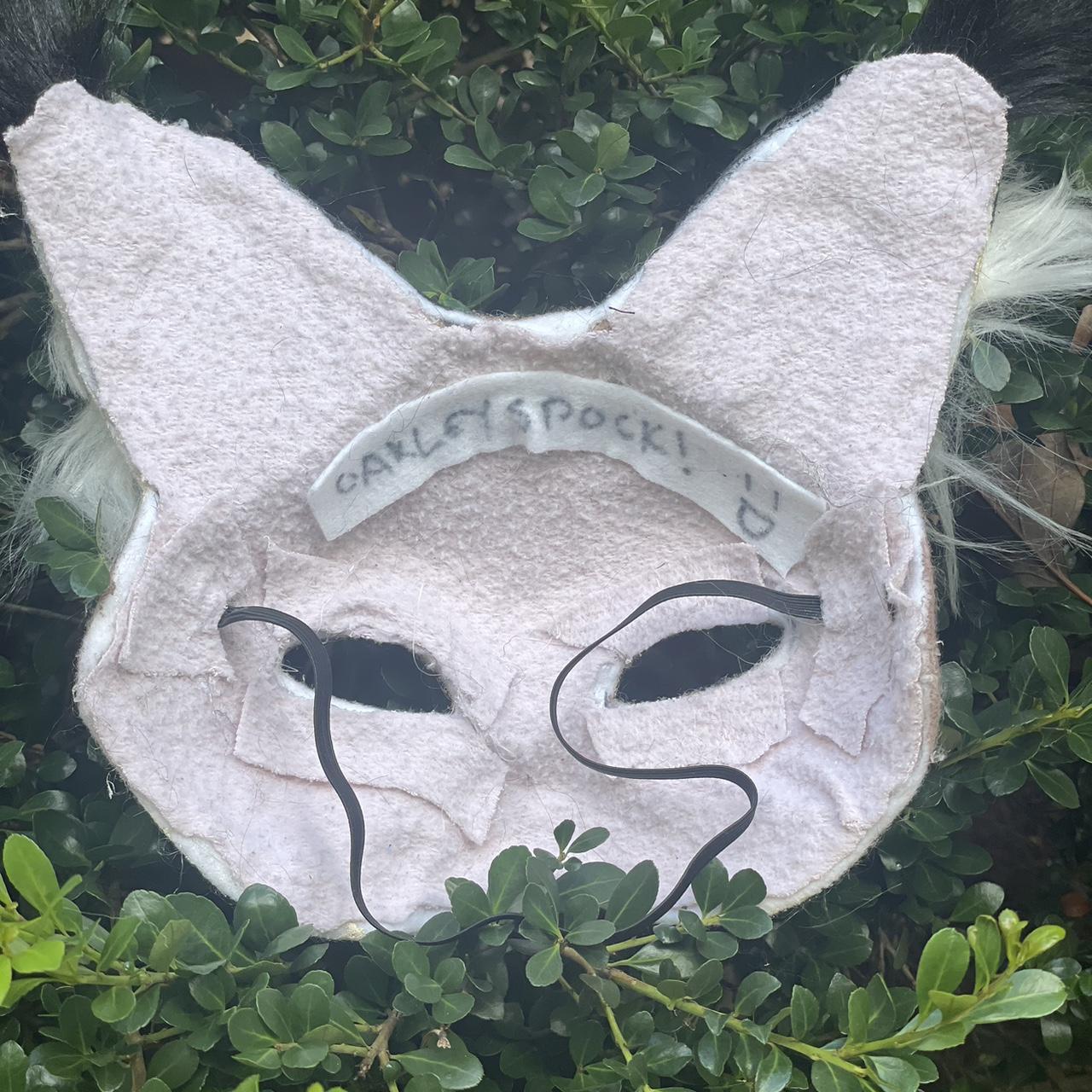 Lynx therian mask. Lined on the inside. Fur in the... | Depop