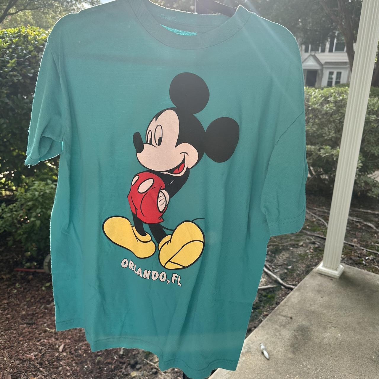 Large, Teal Mickey Mouse Orlando,FL... | Depop
