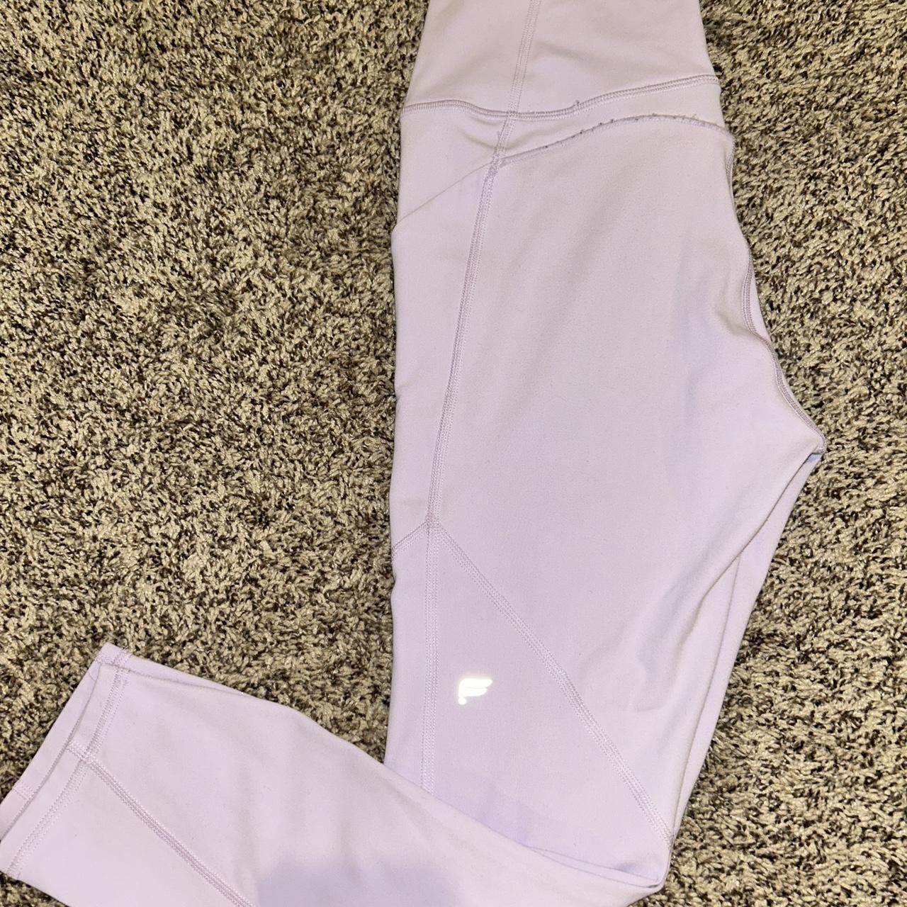 Lavender Fabletics Capri leggings #leggings | Depop