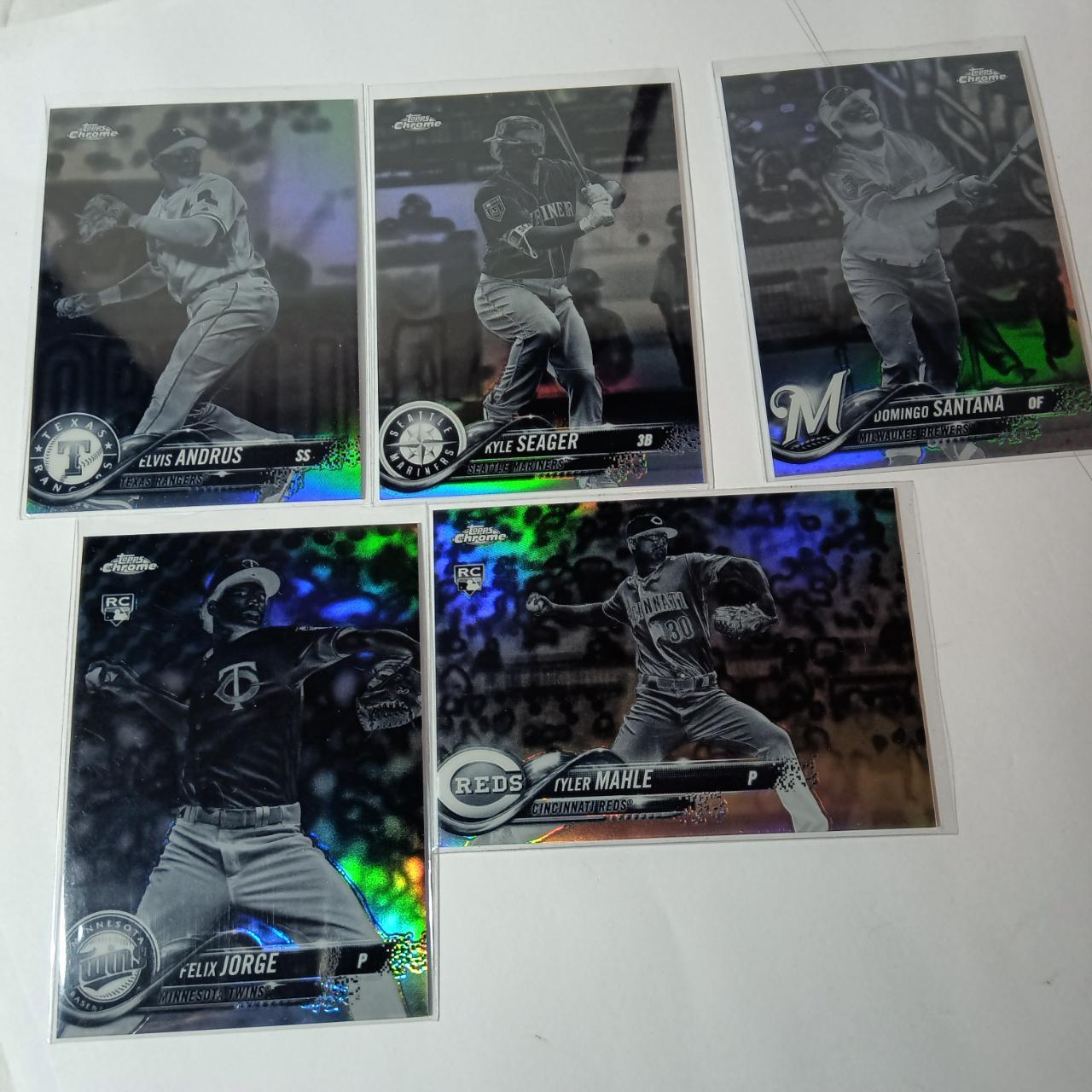 LOT OF 5 2018 TOPPS SHORT PRINT PARALLEL BASEBALL... - Depop