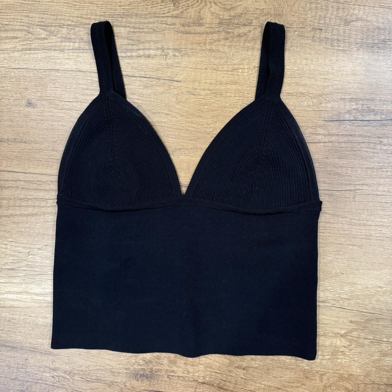 Zara black bandage top - Depop