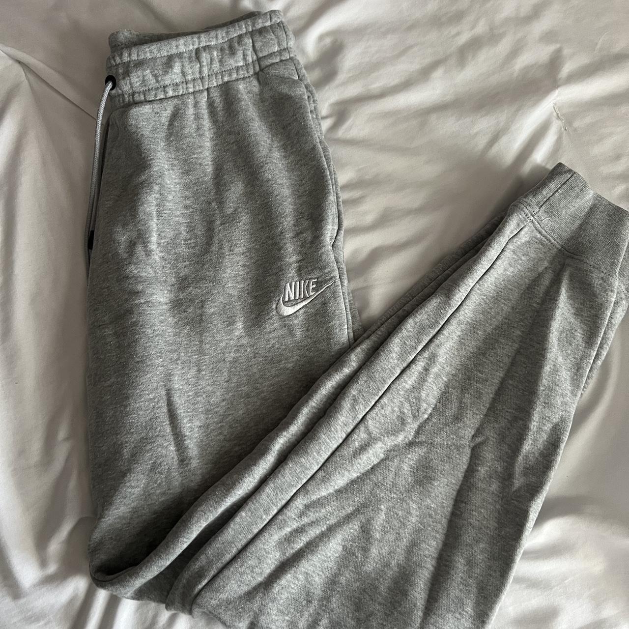 size small gray Nike sweatpants - Depop