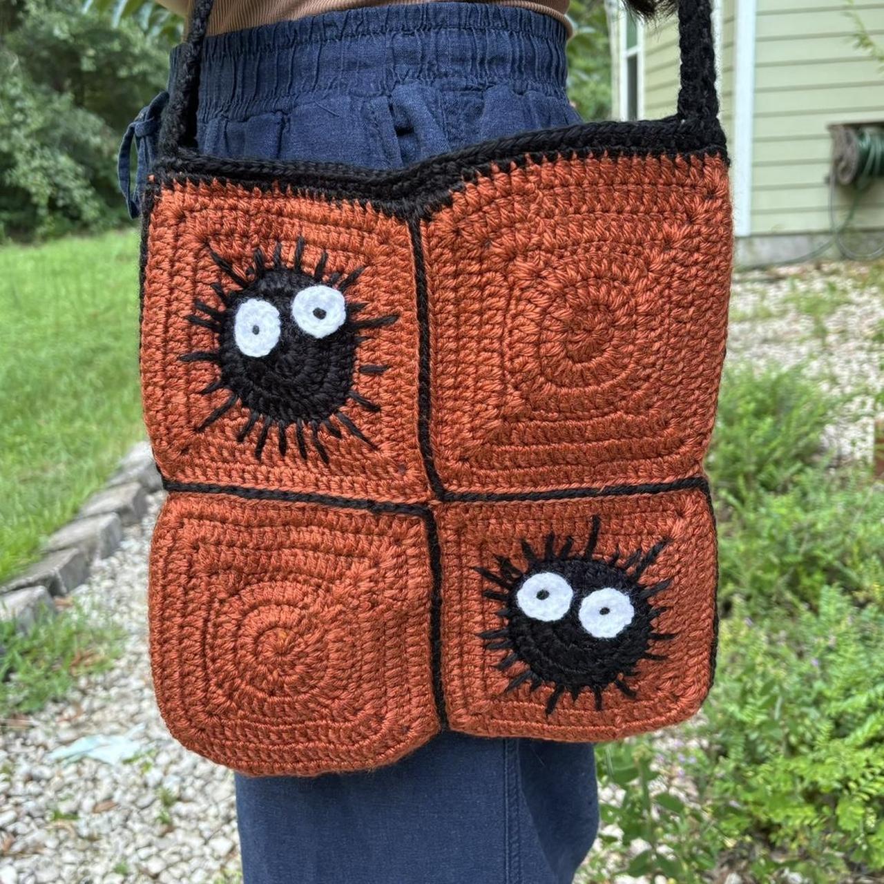 Handmade crochet soot sprite bag🌀 Handmade with love... - Depop