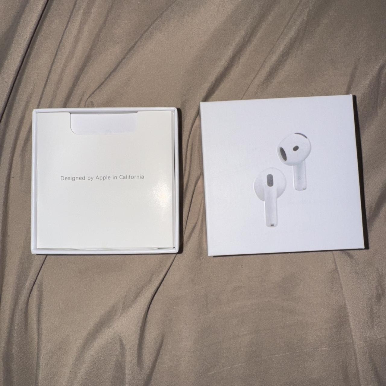 White AirPods Pro Gen 4 With Active Noise... | Depop