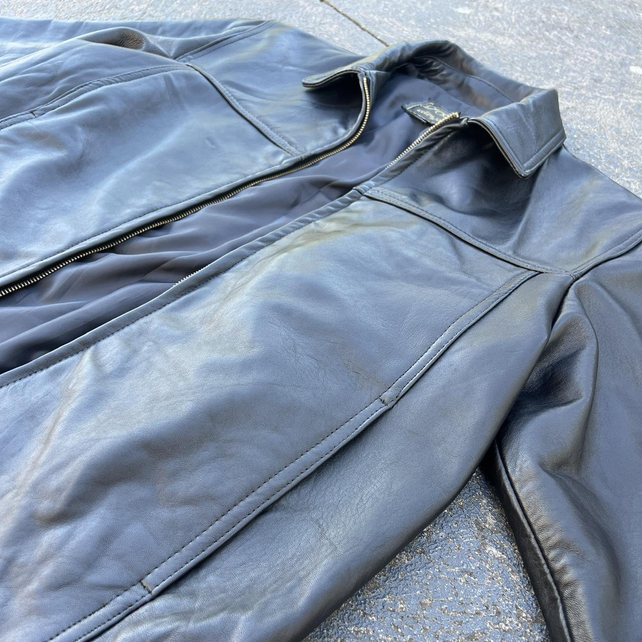 Australian Leather Jacket (no brand) -100% Aussie... - Depop