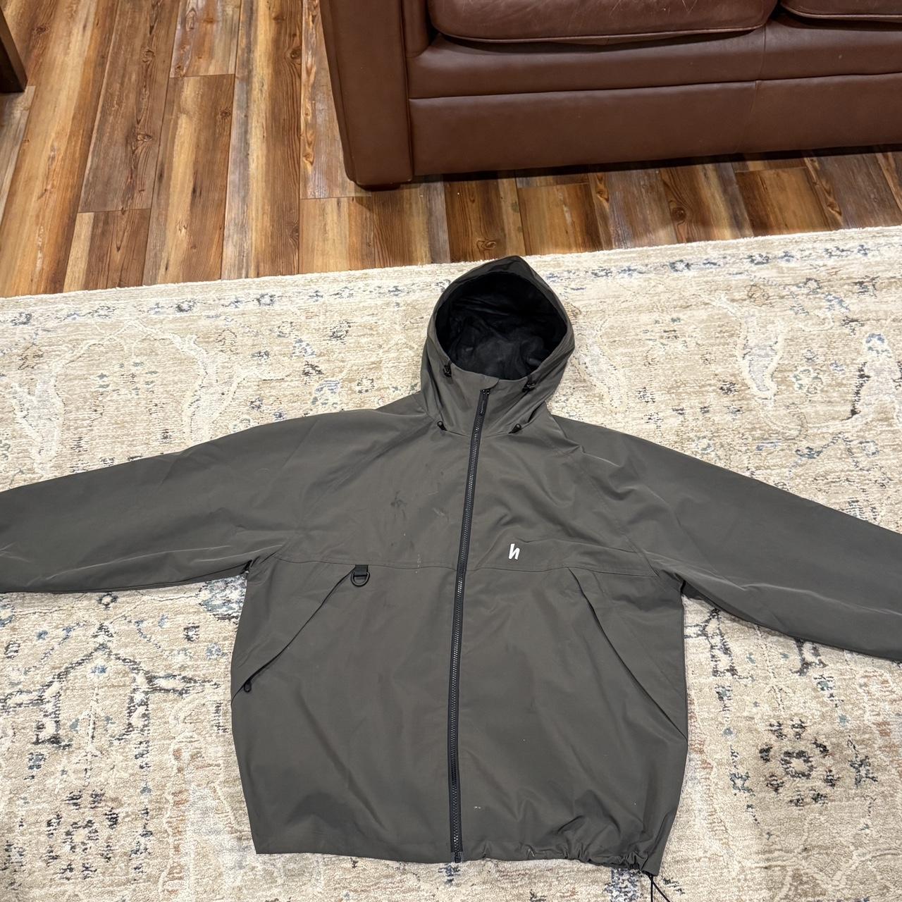 Size XL Harlaut apparel 1990 jacket worn twice.... - Depop