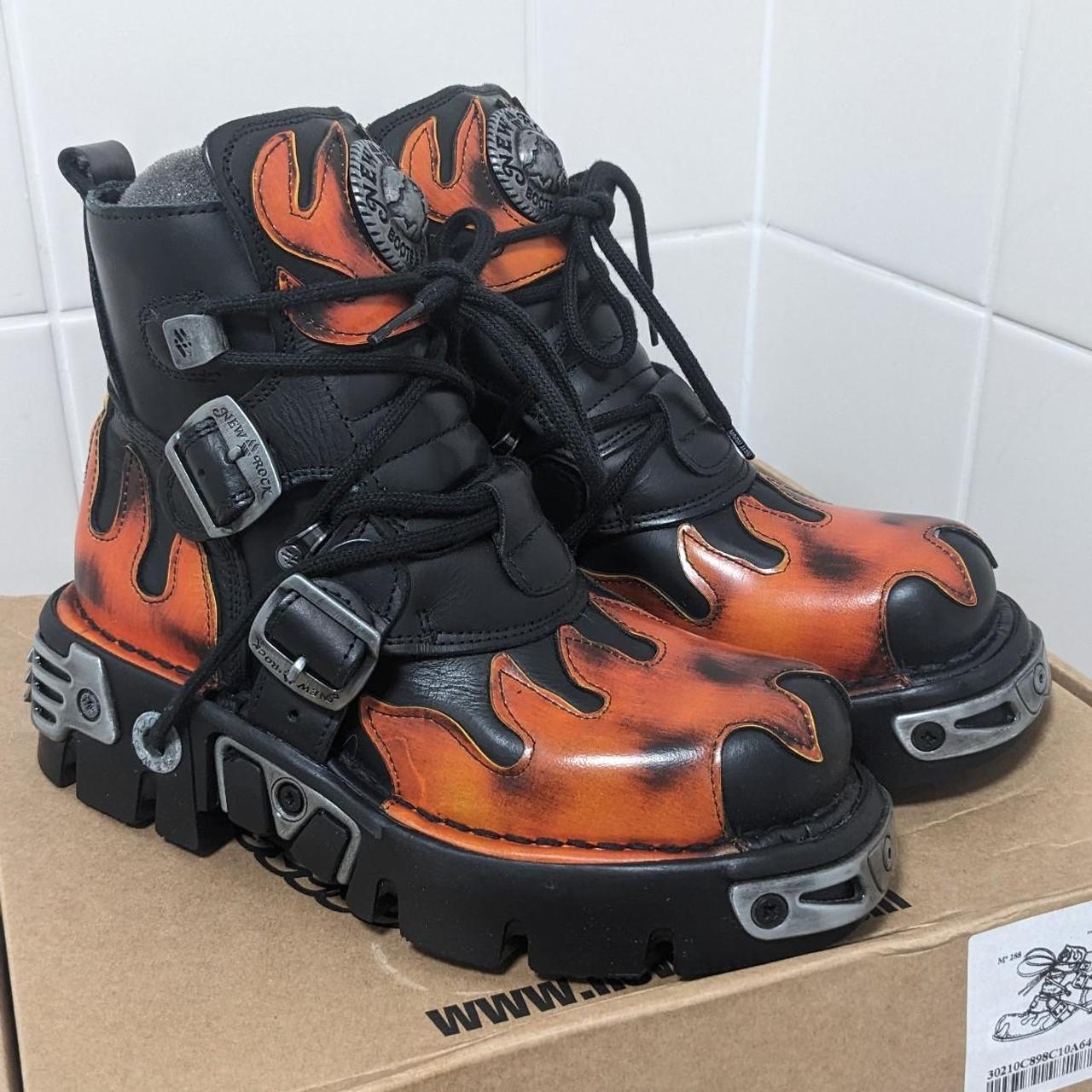 New rock platform ankle boots. Brand new, never worn... - Depop