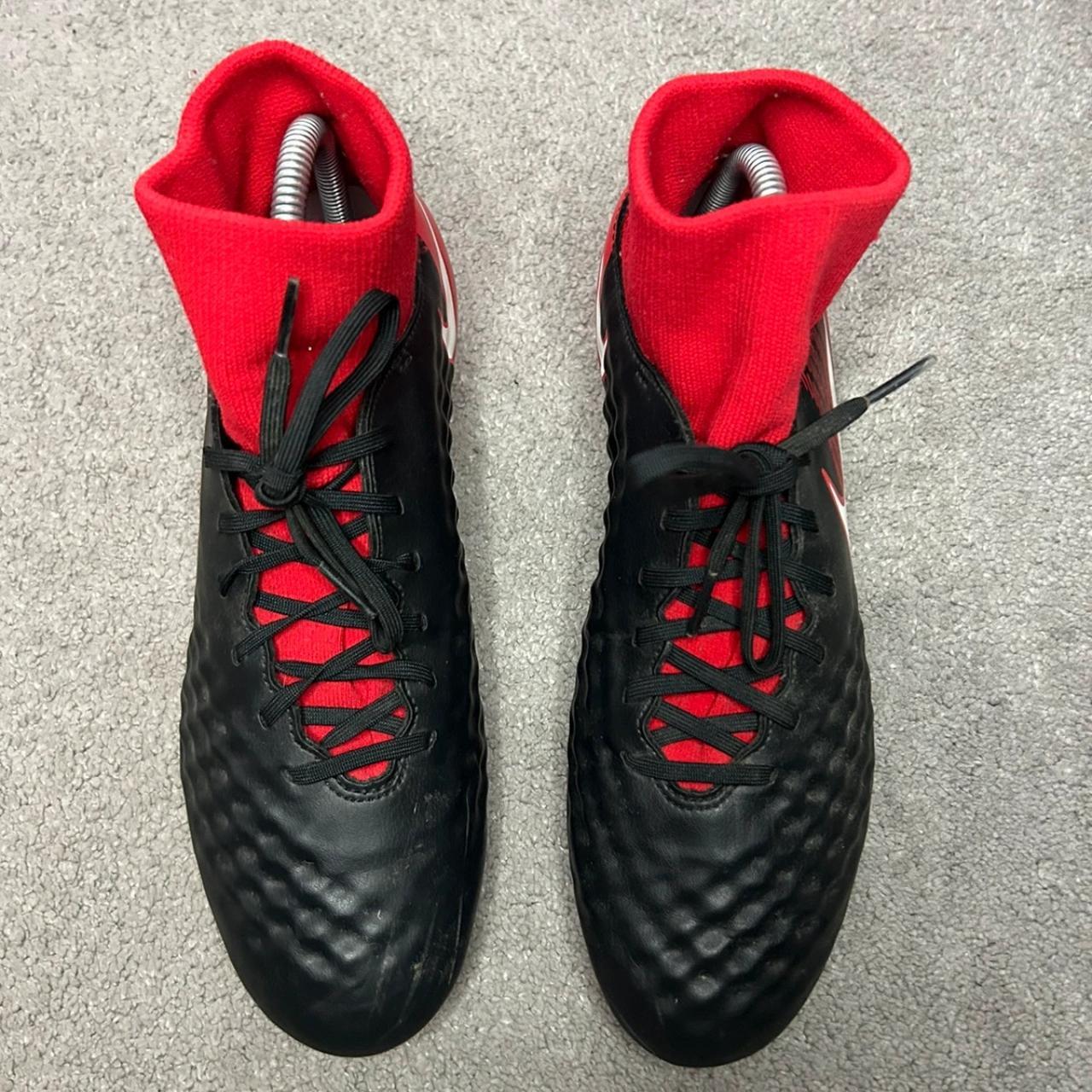 Men’s Nike Magista Onda 2 FG Black/Red, UK... - Depop