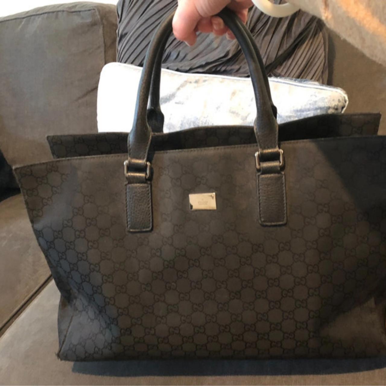 Gucci monogrammed canvas tote bag Gucci Alphabet... - Depop