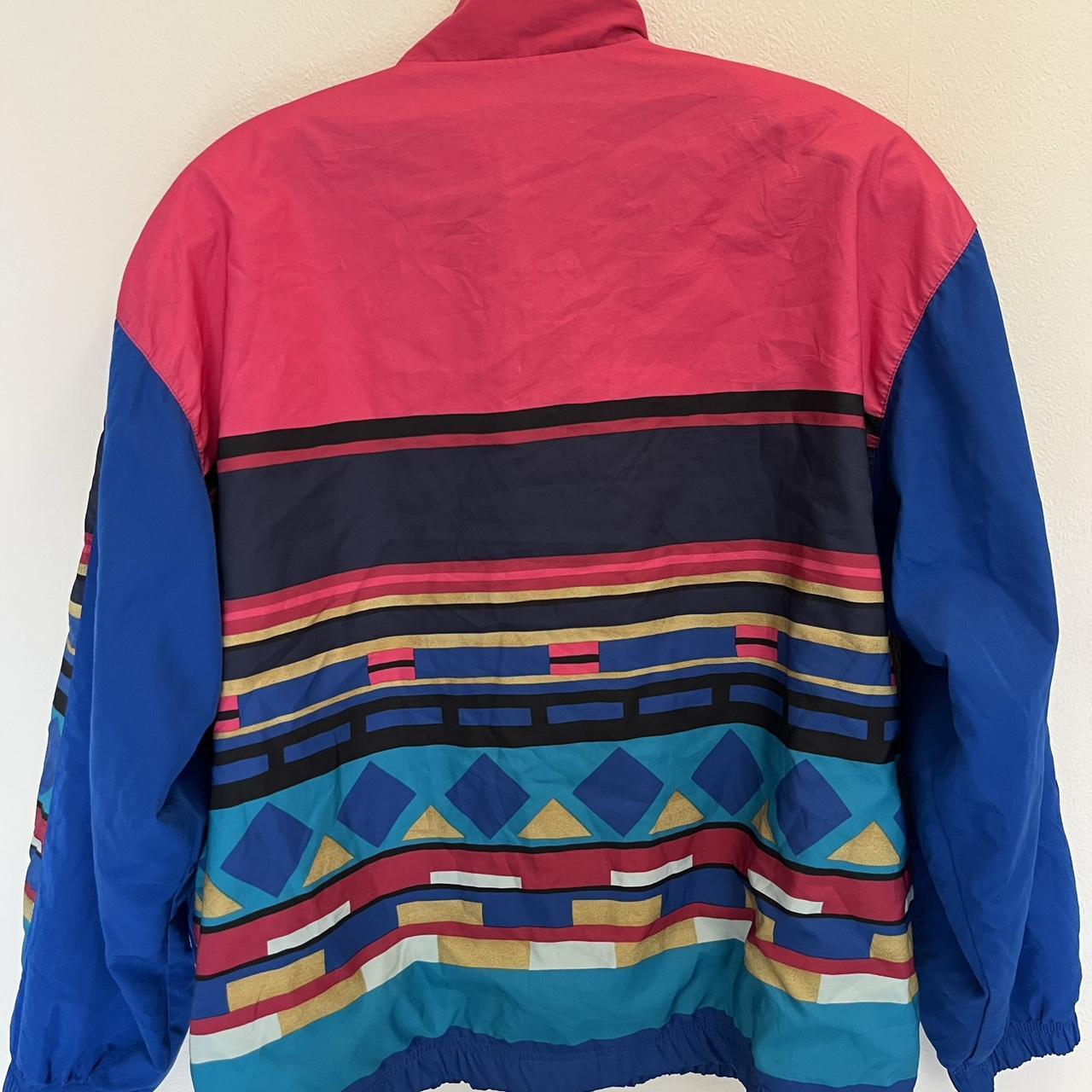 Retro 90s Head Shell Jacket with zip (rare) Size... - Depop