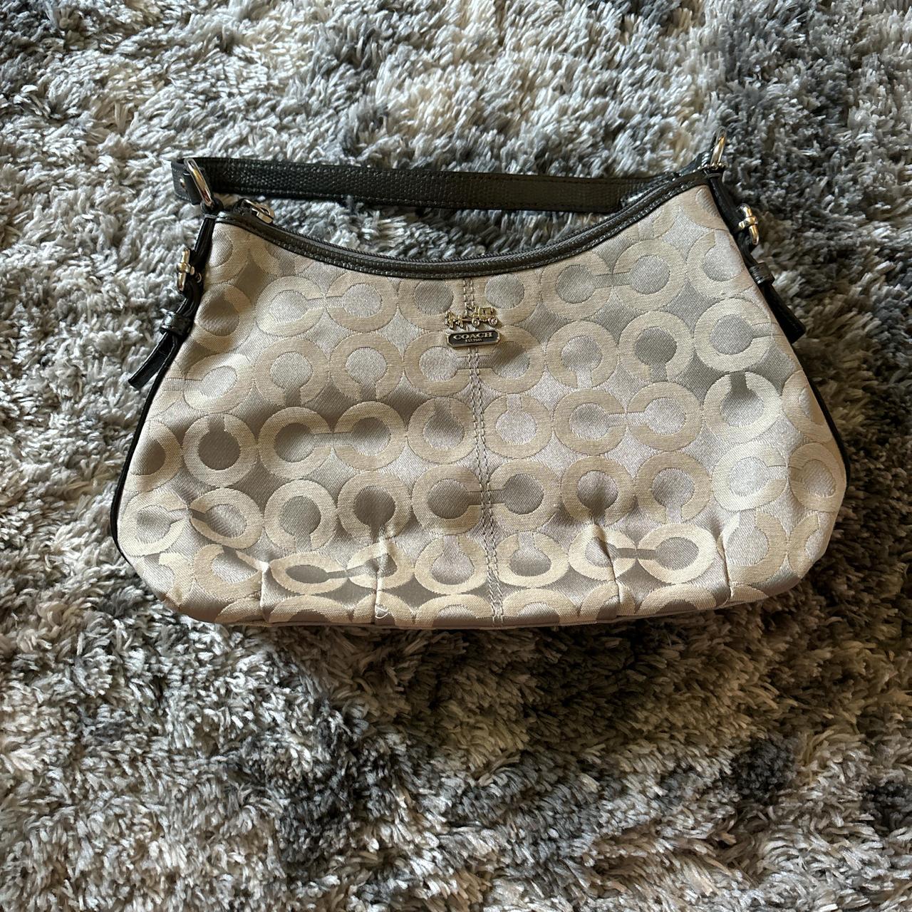 gray coach bag. like new! - Depop