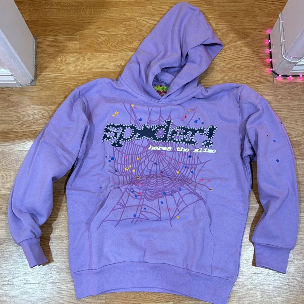 Sp5der: -Sp5der Acai Hoodie -Adult size Large -Brand... - Depop