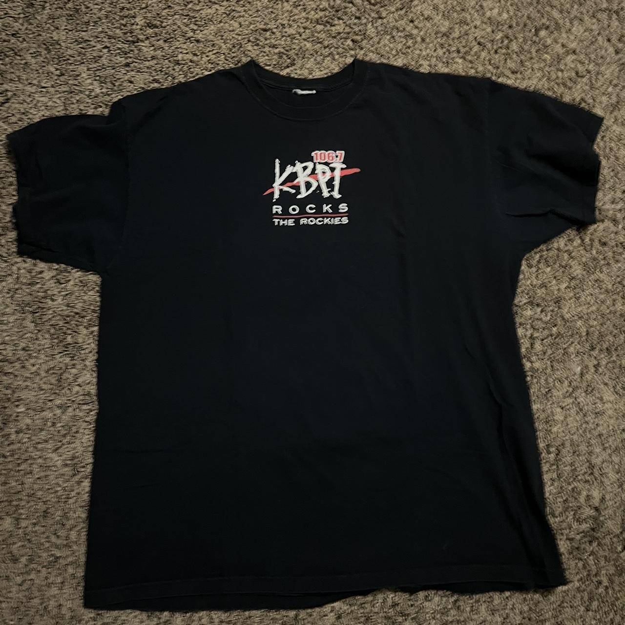 2012 KBRT Rock N Roll Car Show T-Shirt - black and... - Depop