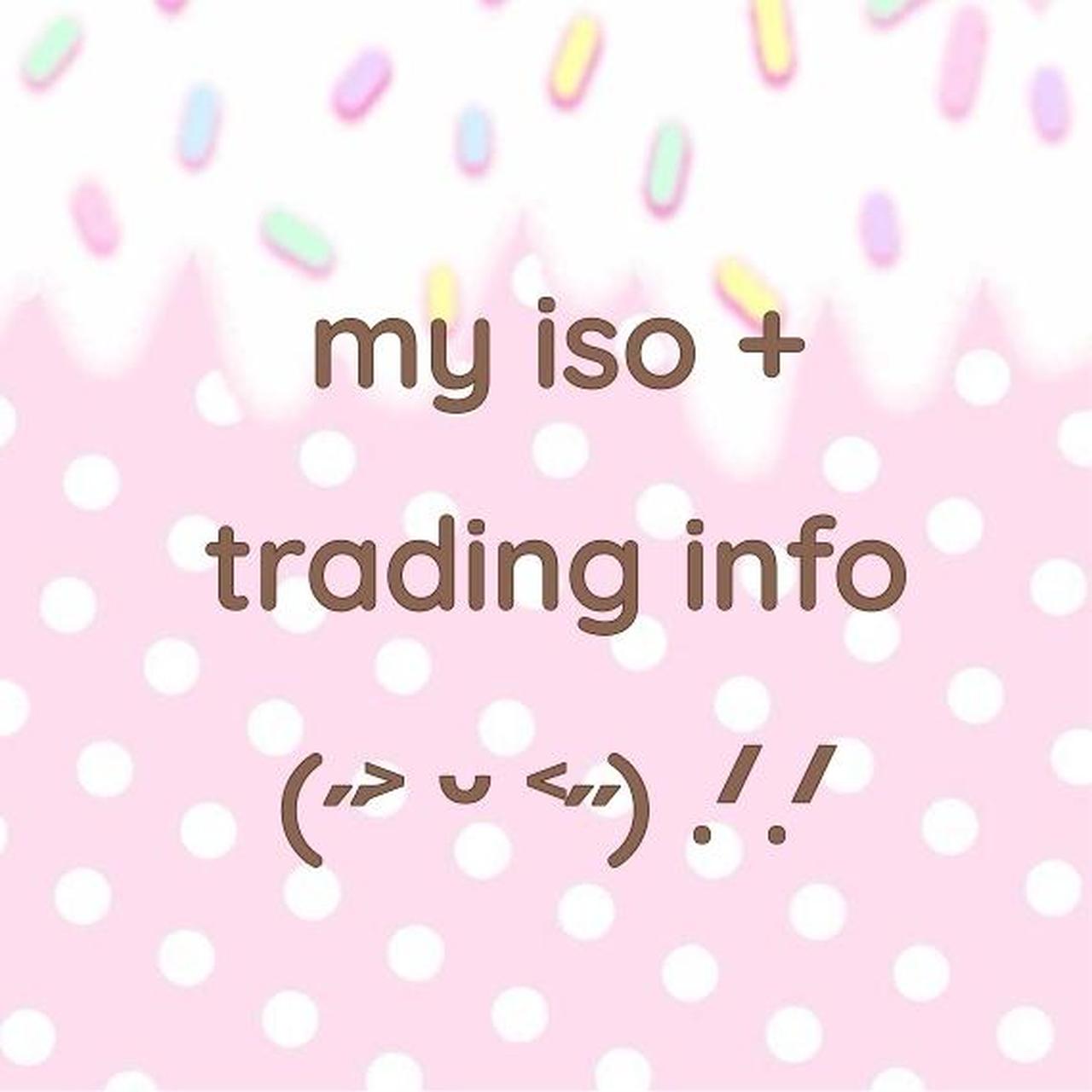 !do not buy! my iso + trading info once again... - Depop