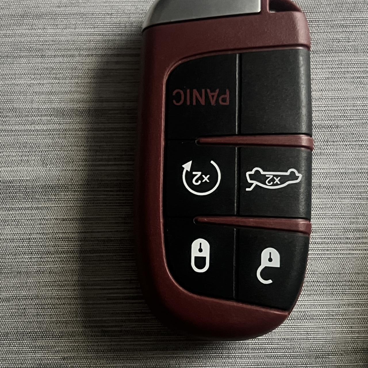 SRT RED KEY FOB | Depop