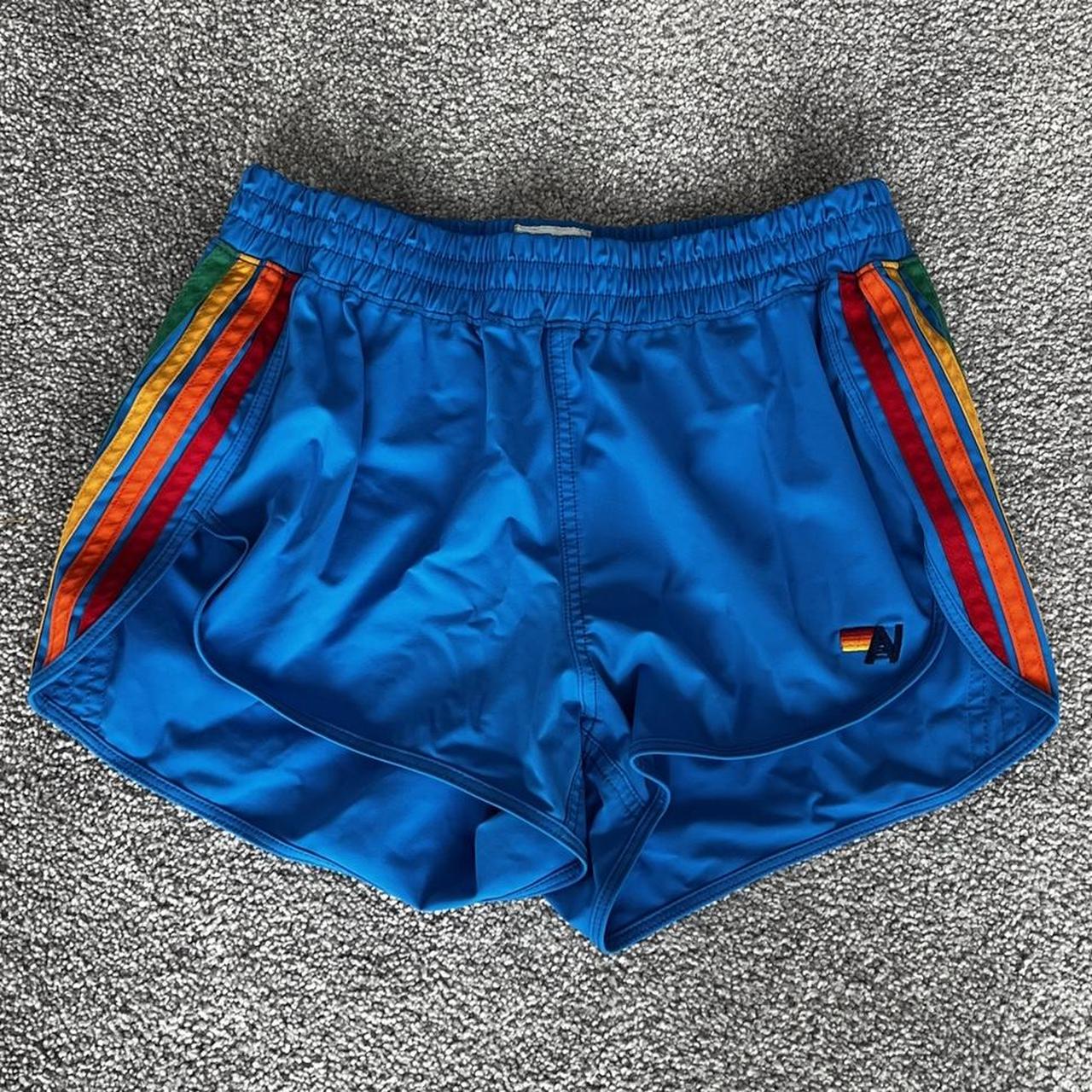 Aviator Nation Blue Jogger Shorts Size Small | Depop