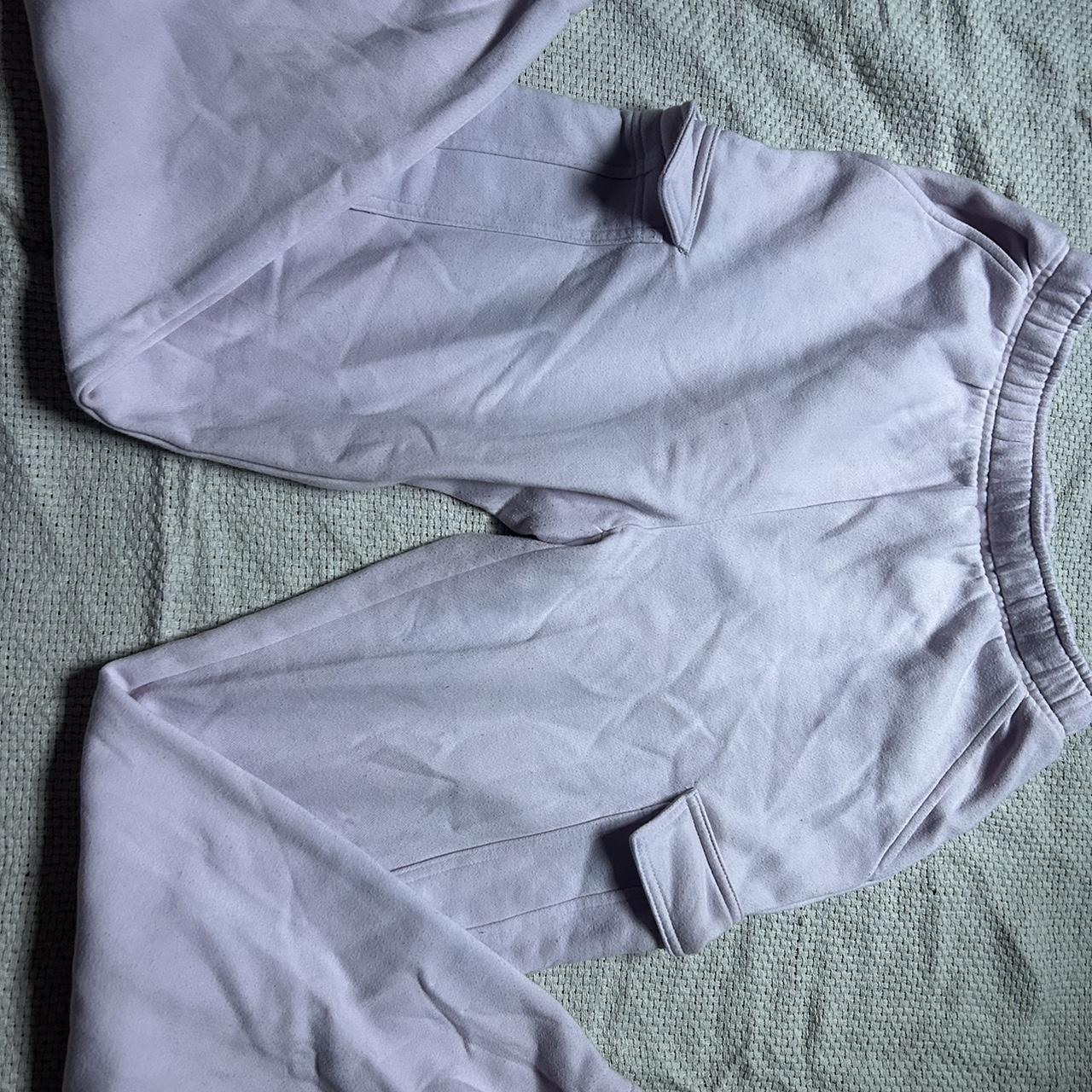 light pink target cargo sweatpants - Depop