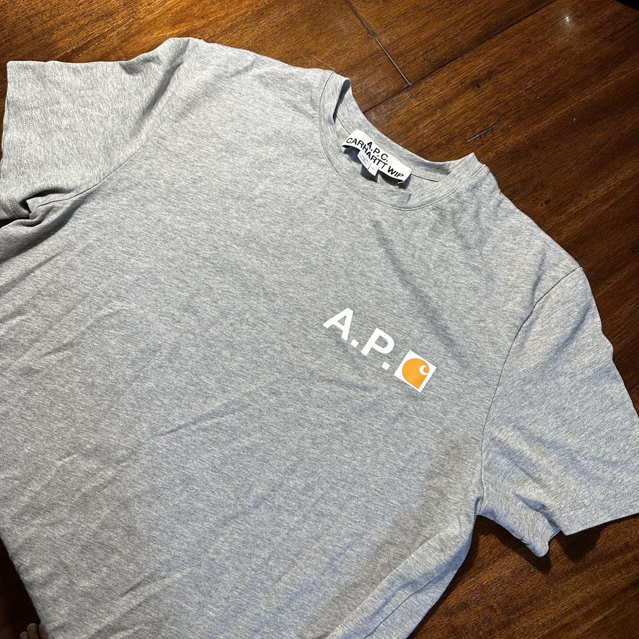 apc x carhartt wip shirt. worn once. size... - Depop