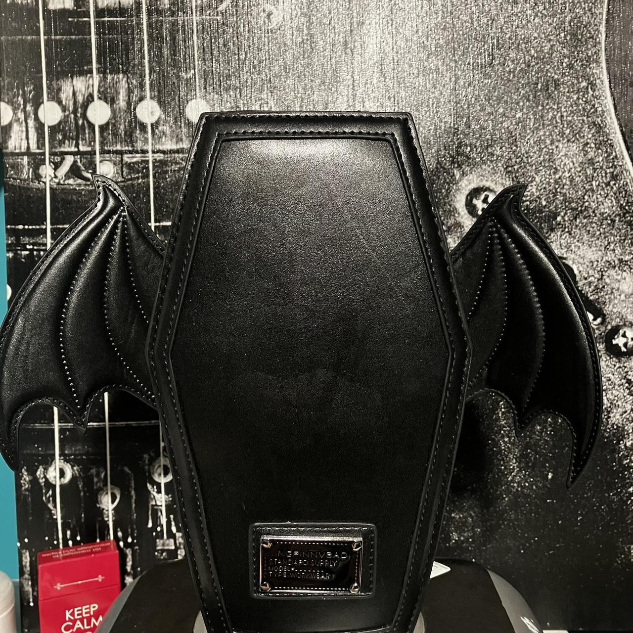 Coffin & Batwing Backpack Purse Gothic, New #gothic... - Depop