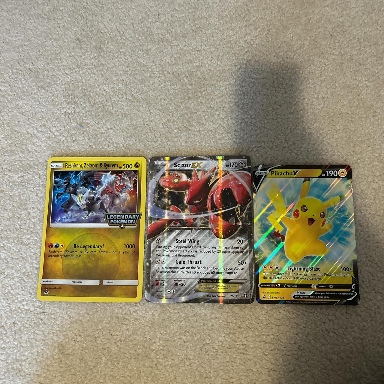 3 jumbo Pokemon cards. Feel free to send offers and... | Depop