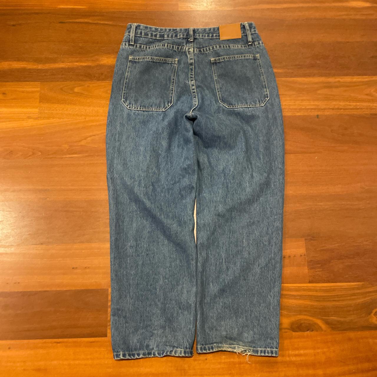 Hallesteins Absent Baggy Jeans Blue W32 Nice wash... - Depop