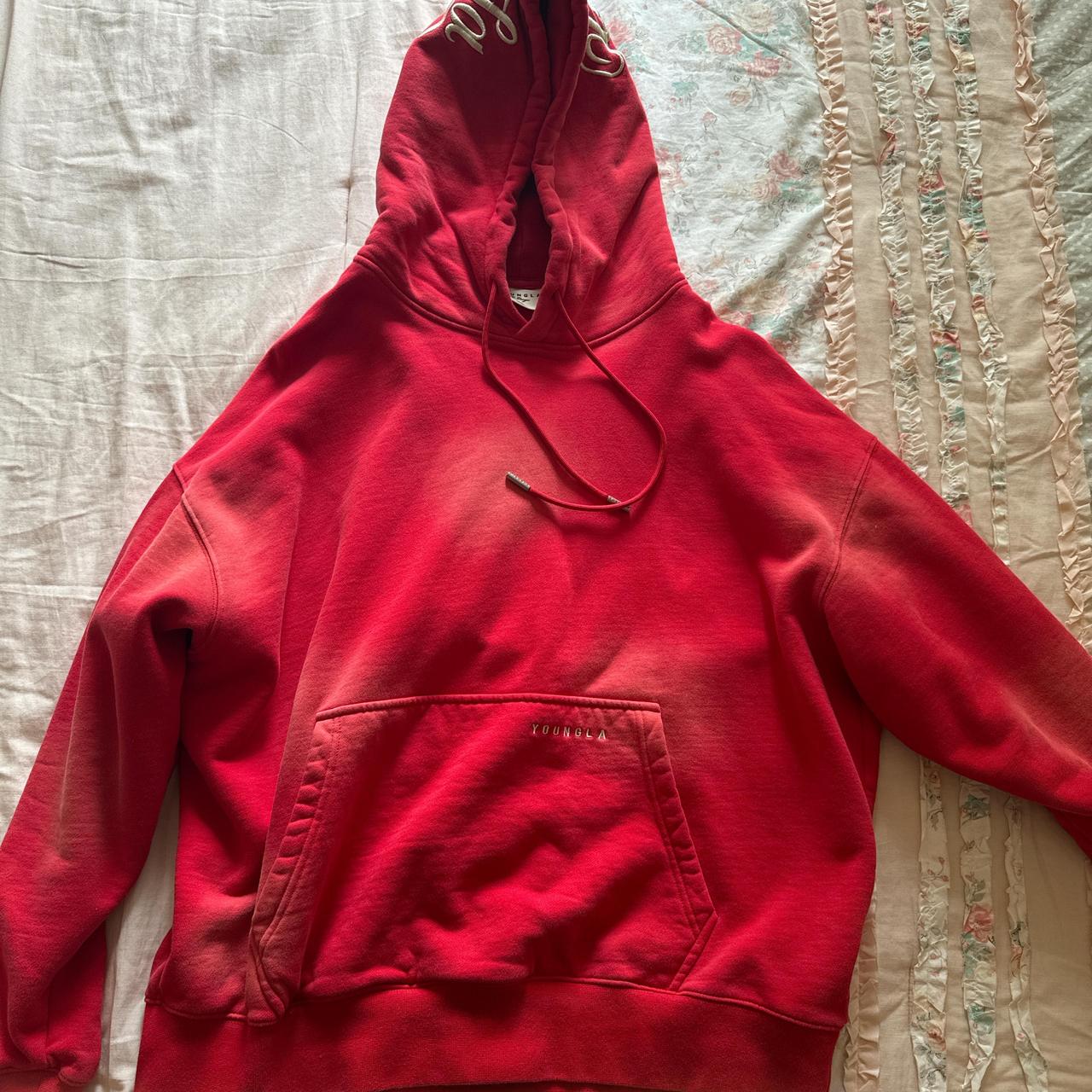 YoungLA washed hoodie - Depop