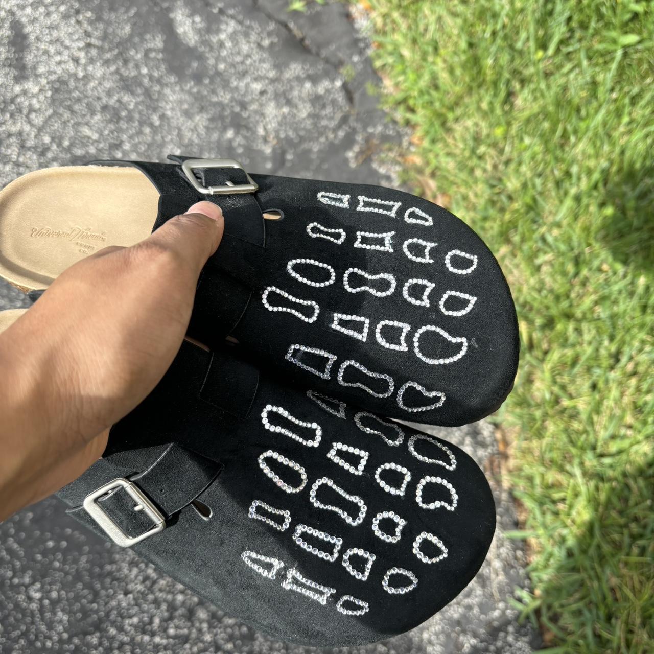 Bedazzled skeleton toe clogs … custom made . CAN BE... | Depop