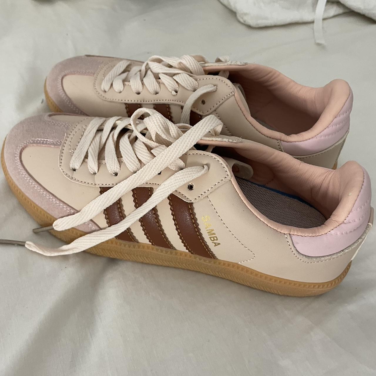 Pink sambas Size US 6 | Depop