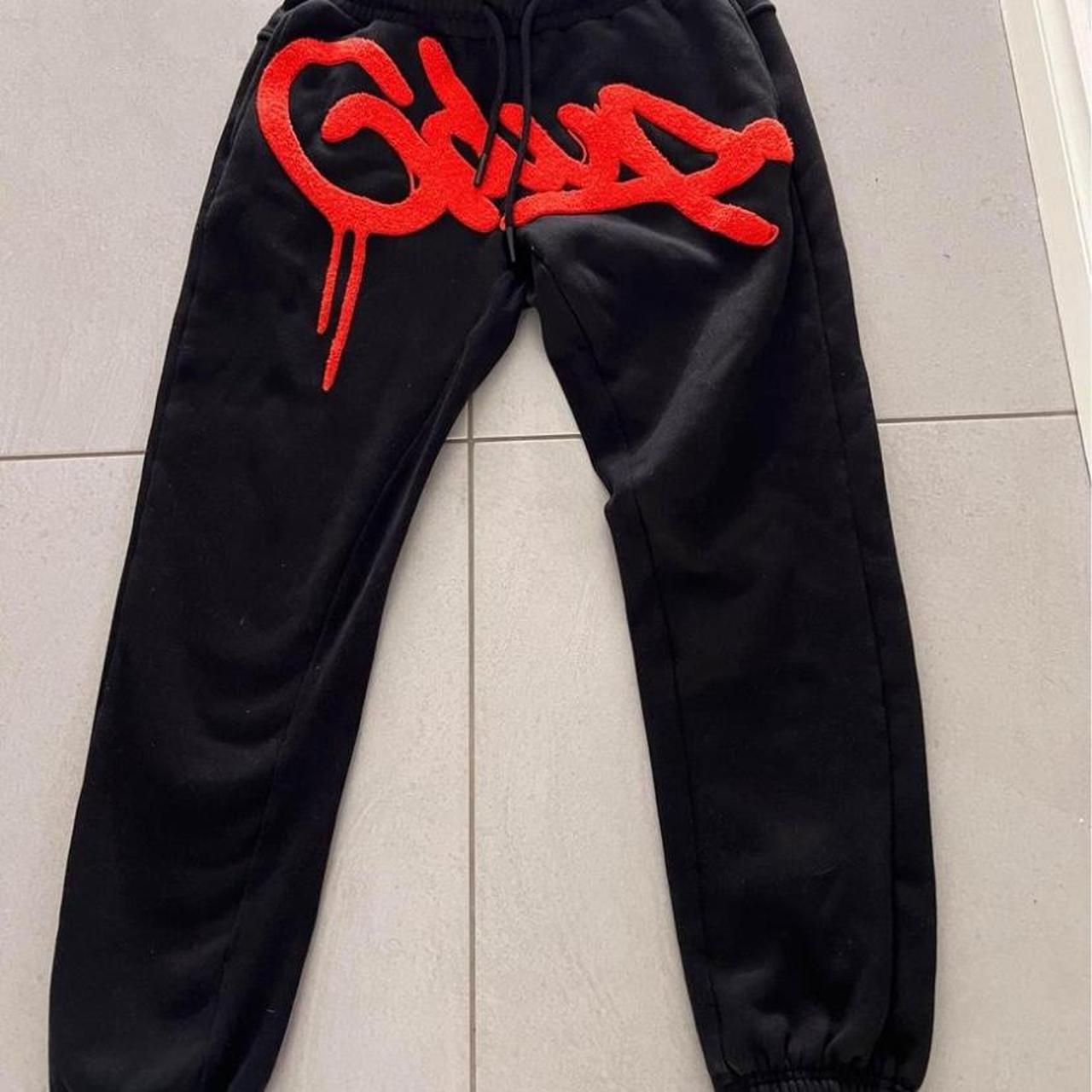 Geedup Black and Red Pants Size M, L, XL Brand new... - Depop