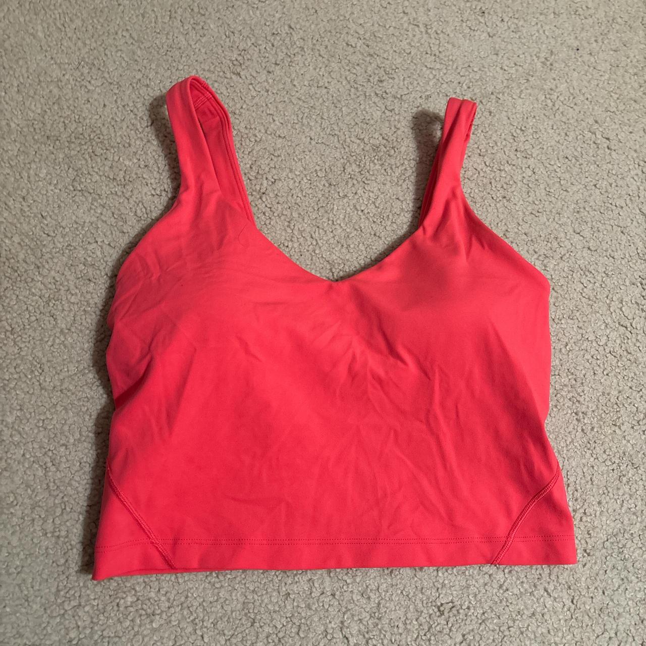 Lululemon pink align tank Great condition Size... | Depop
