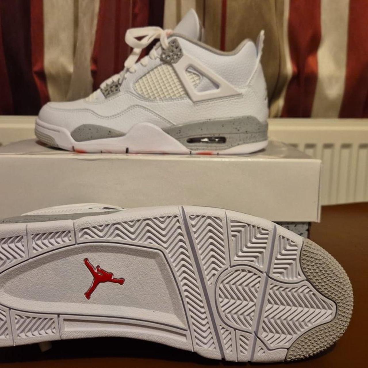 Brand new Jordan 4s white Oreo. Selling it because... | Depop