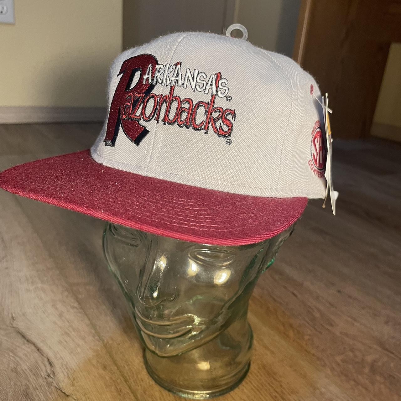 vintage AR Razorbacks hat, new with tags, made in... - Depop