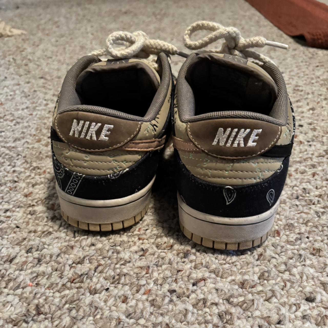 Travis Scott X Nike SB Dunk Low Bandana Worn a few... - Depop