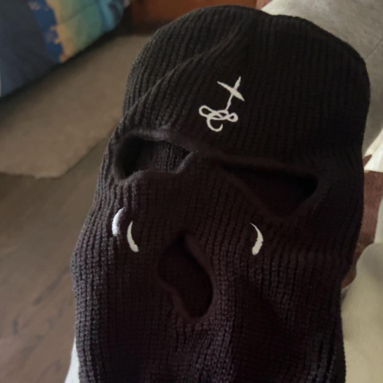Black and white ski mask #ski mask - Depop