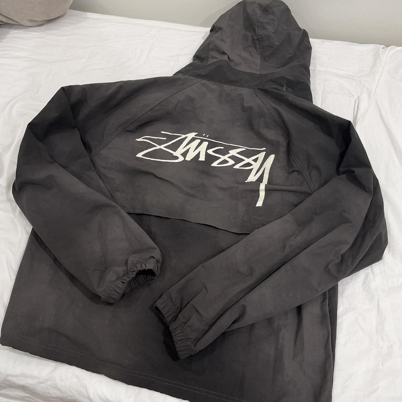 Stussy Wave dye beach shell jacket black Brand new... - Depop