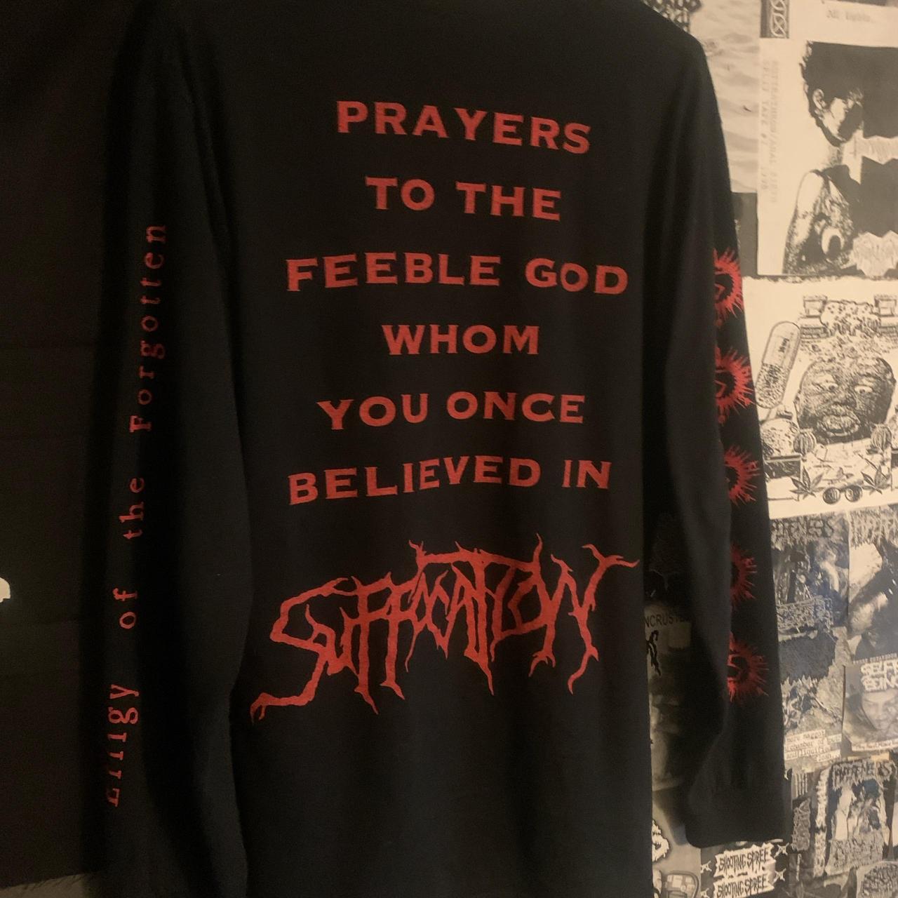 SUFFOCATION LONG SLEEVE SIZE M FITS VERY NICE... | Depop