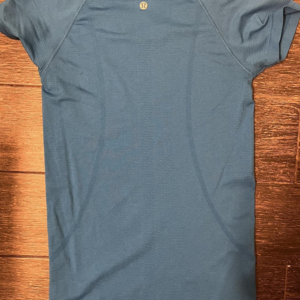 Size 4 - Lululemon Swiftly Tech - Poolside Blue - Depop