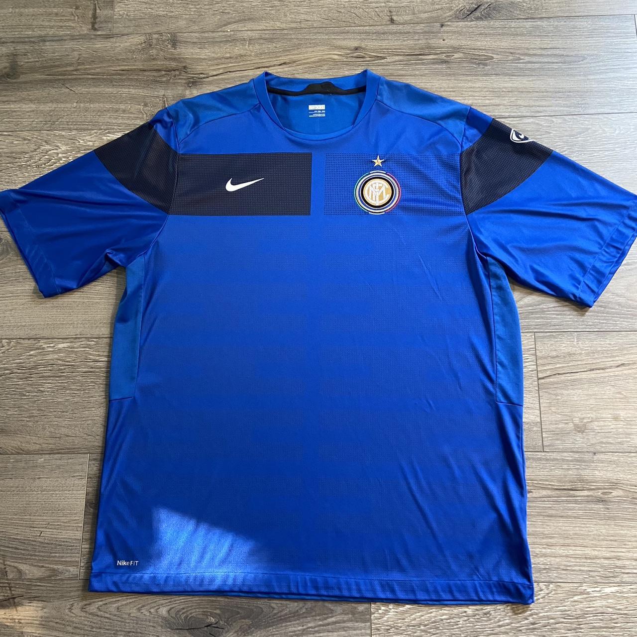 Nike inter milan training jersey Size: 2XL... - Depop