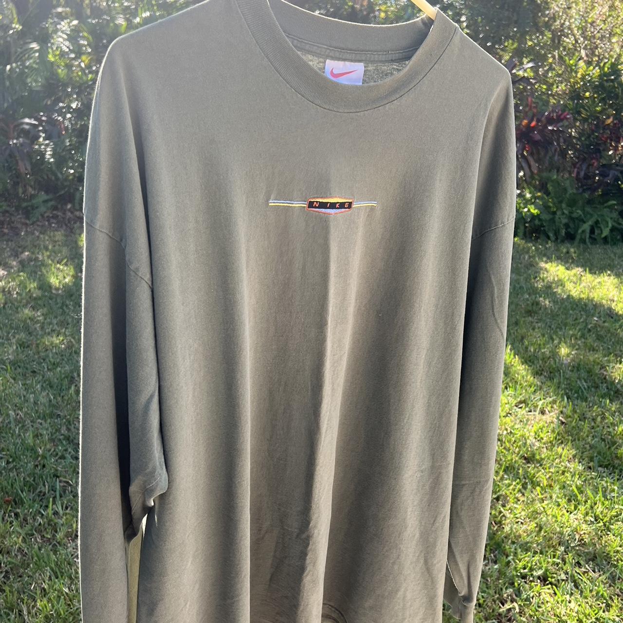 Rare vintage red tag 90s Nike long sleeve.... - Depop