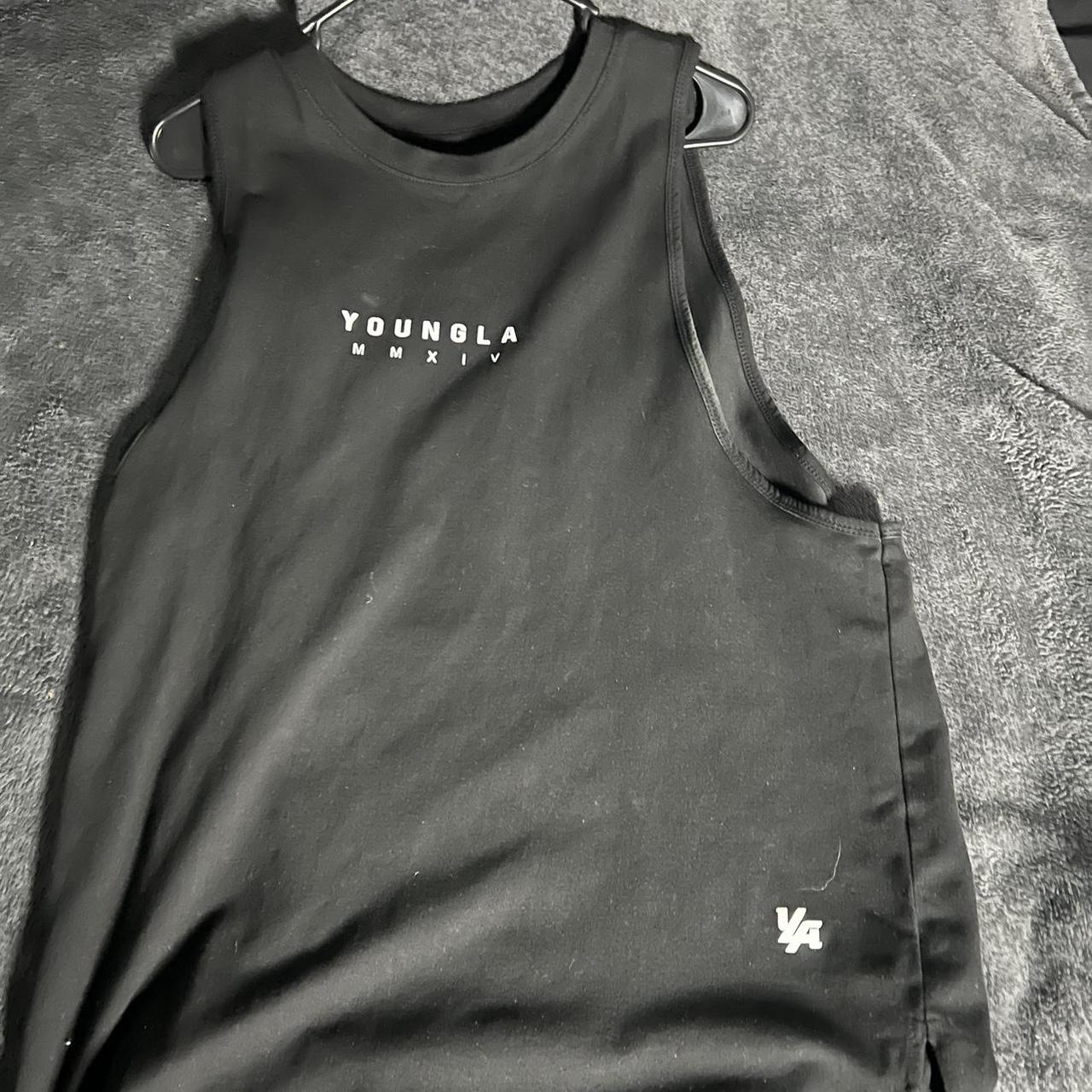 YoungLA tank top “always improving” - Depop