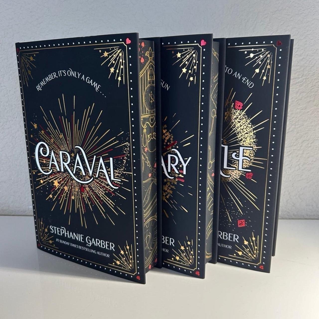 Return to Caraval hardcover set with sprayed edges... - Depop