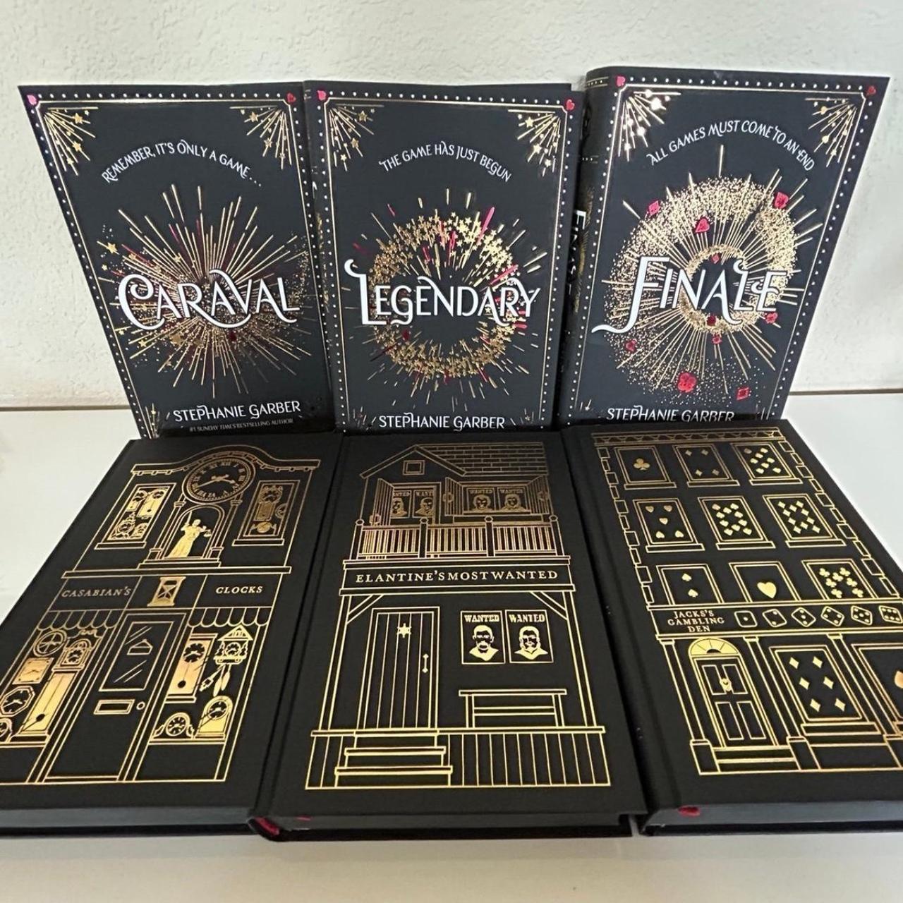 Return to Caraval hardcover set with sprayed edges... - Depop