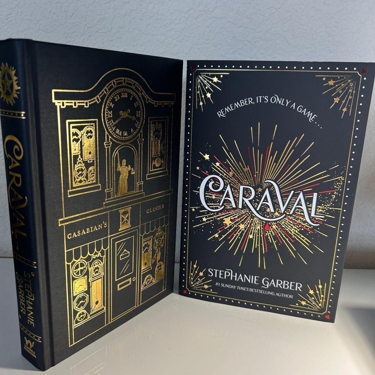 Return to Caraval hardcover set with sprayed edges... - Depop