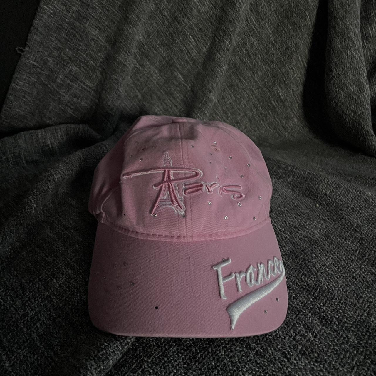Pink Paris Y2k hat. 🎀 - Depop