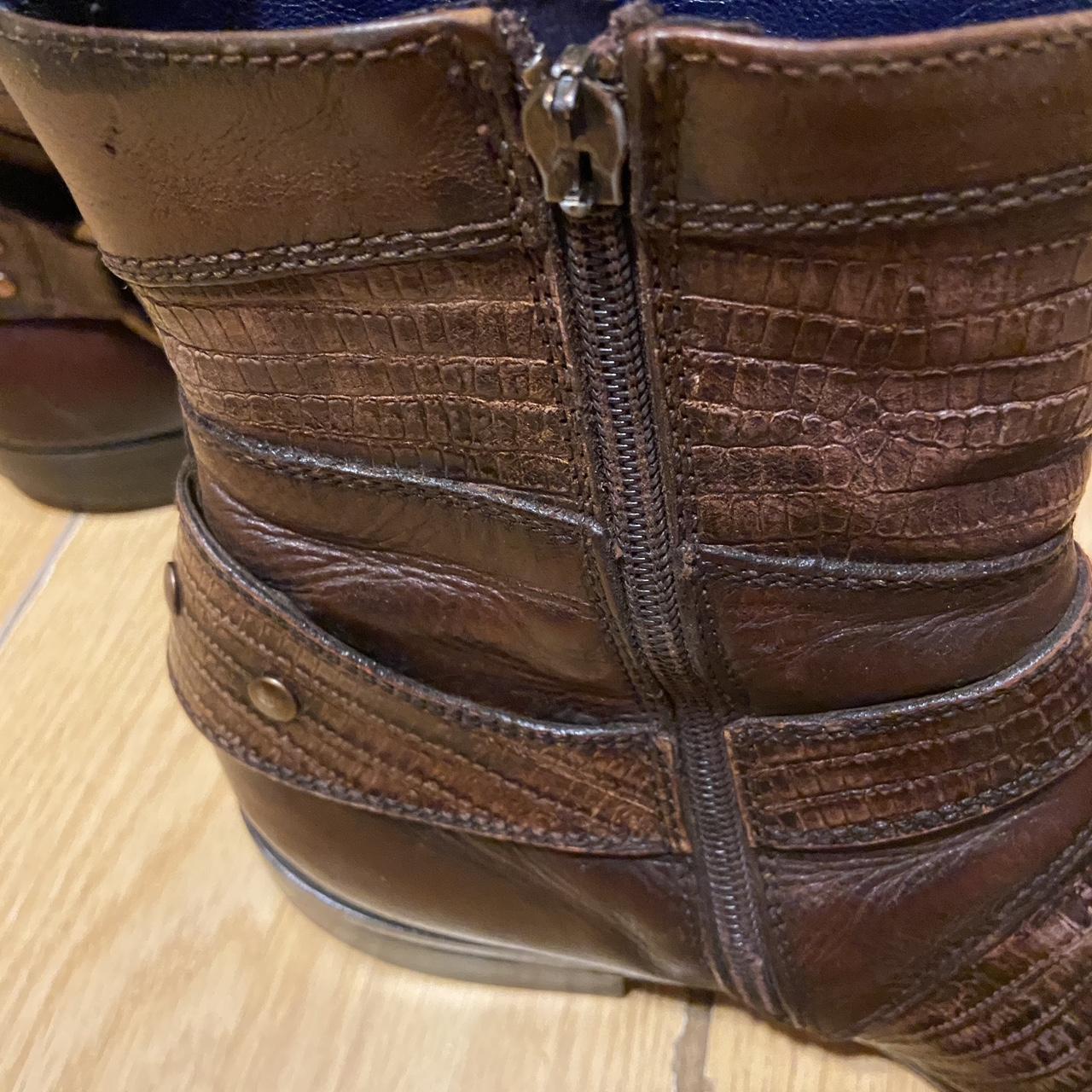 Mark Nason Rock Dragon Buckle Straps Leather boots... | Depop