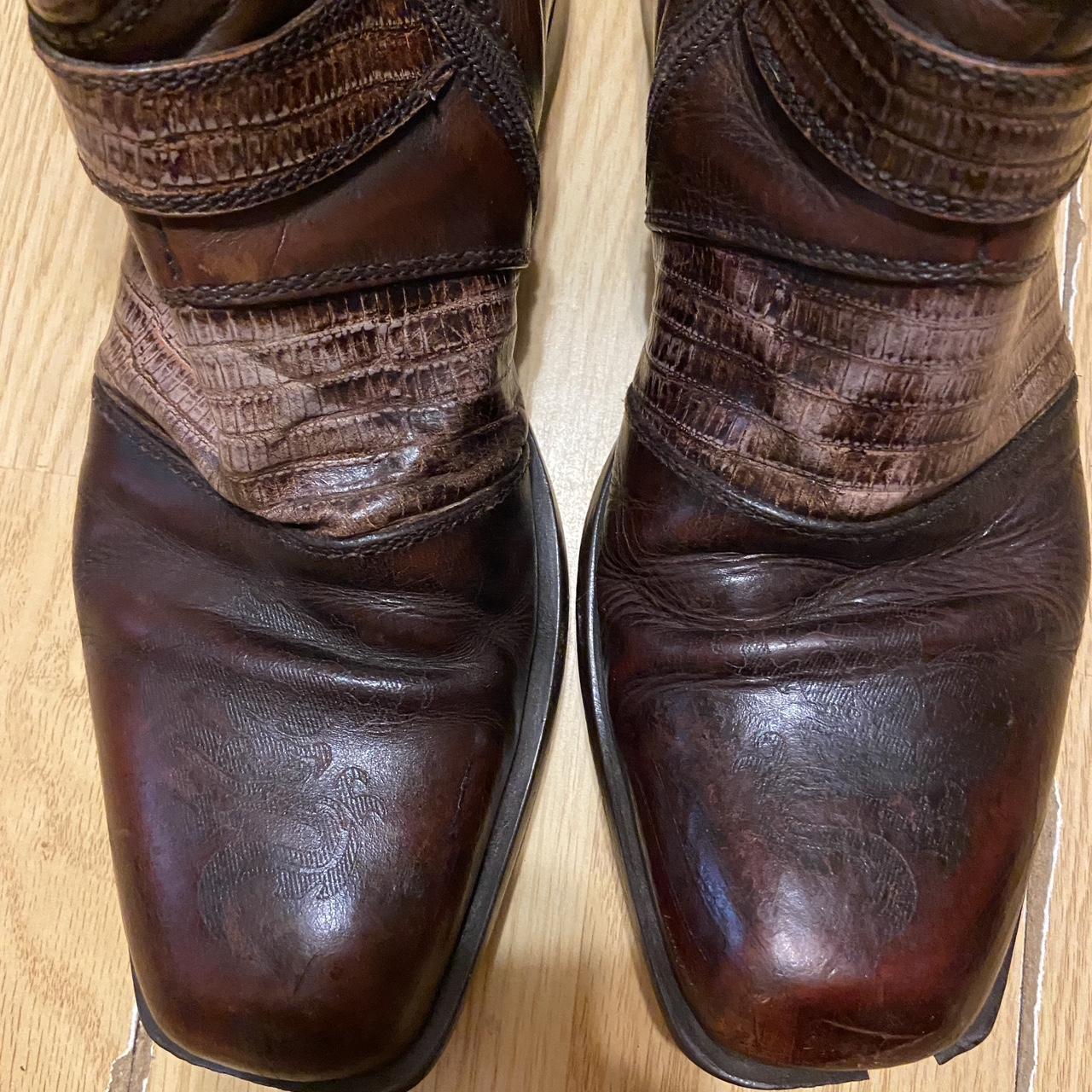 Mark Nason Rock Dragon Buckle Straps Leather boots... | Depop