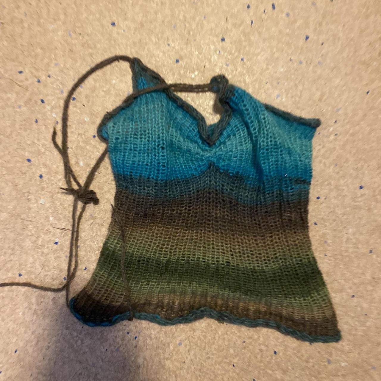 Hand crochet top size 8/10 - Depop