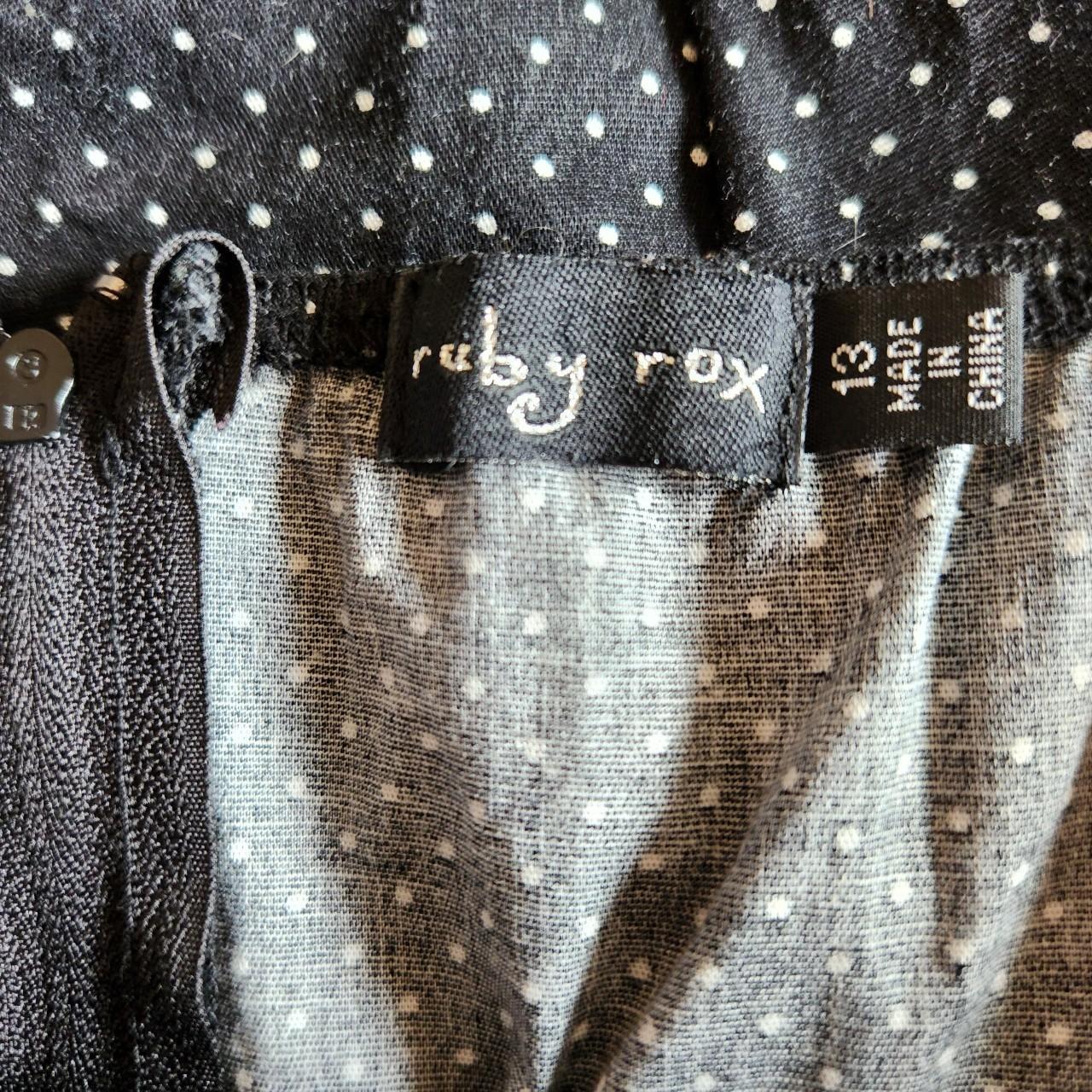 Ruby Rox Polka Dot 50's Style Dress in Black, White,... - Depop